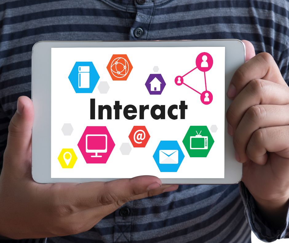 🔶 Tipos de interacción en las redes sociales